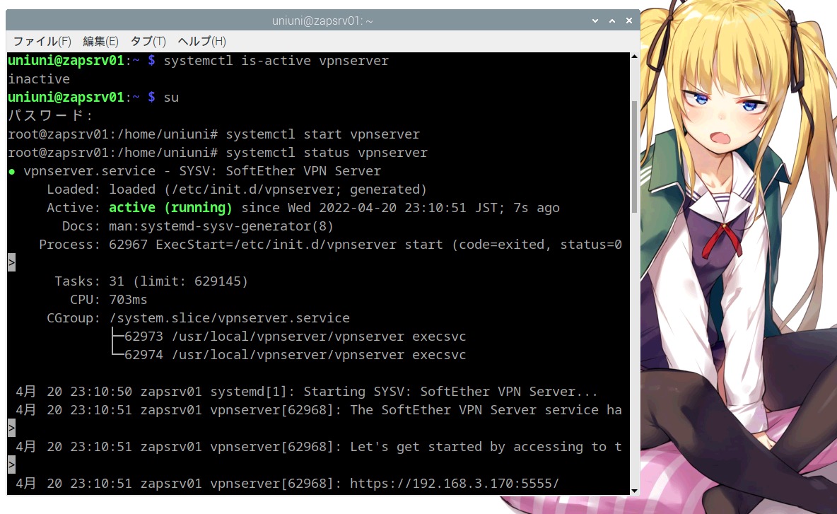 SoftEther VPN をRaspberry Pi にインストールしてVPN Server 化する。 – .zapping